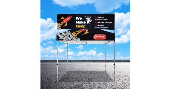 Custom 10'x10' TENT BILLBOARD BANNER - Bravamarketing.com | Displays