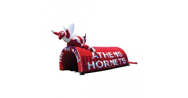 Logo Branded Run Through Inflatable 3-D Mascot End Tunnel (20'x8 ...
