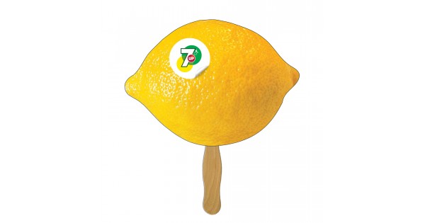 Lemon/Lime Fast Hand Fan (1 Side) 1 Day Custom Imprinted ...