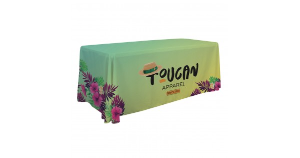 Customized 6' Economy Table Throw (Full-color Full Bleed ...