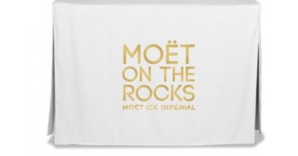 T-Cloth 6' or 8' with Logo - Bravamarketing.com | Table Skirts