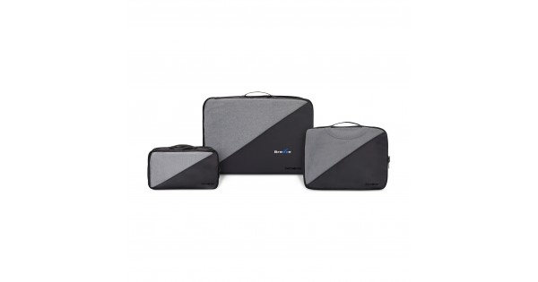 Samsonite 3 Piece Compression Packing Cube Set - Black with Logo ...