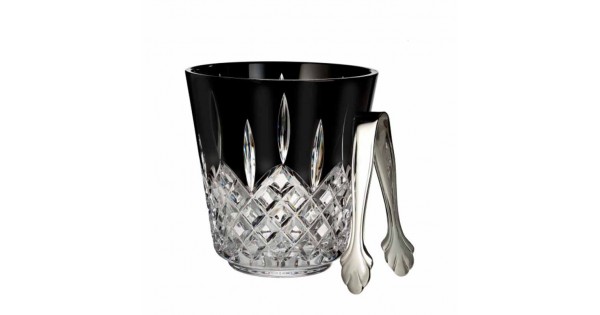 Waterford Lismore Black Ice Bucket with Logo - Bravamarketing.com | Ice ...