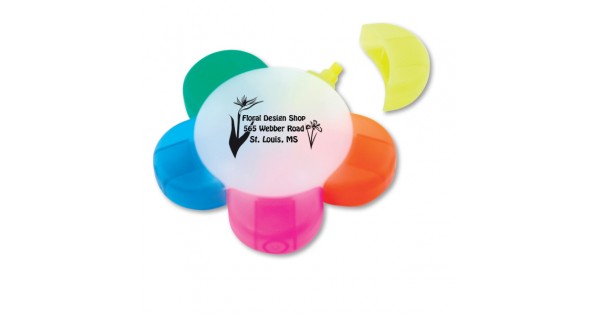Custom Flower Highlighter - Bravamarketing.com | Highlighter Sets