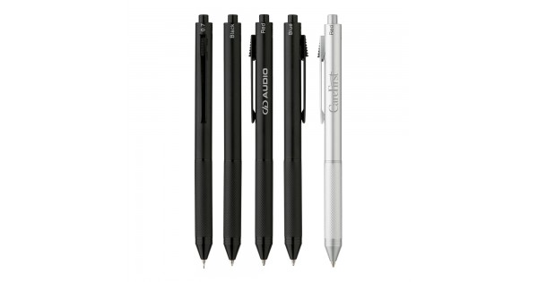 4-in-1 Multi-Ink Pen with Mechanical Pencil Custom Imprinted ...