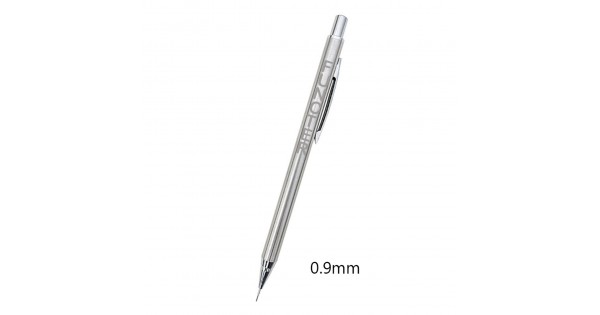 Custom Engraved Stainless Steel Shinny Surface Mechanical Pencil 0.9 mm ...
