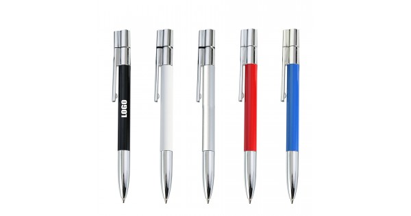Flat Tail Swivel Metal Pen Custom Imprinted - Bravamarketing.com | Pens ...