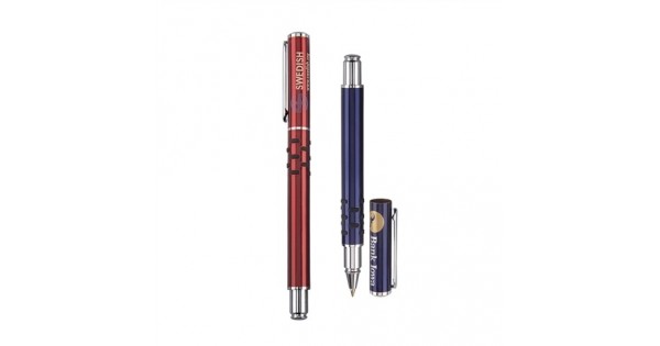 Custom Imprinted Edward Rollerball Cap Off Pen - Bravamarketing.com ...