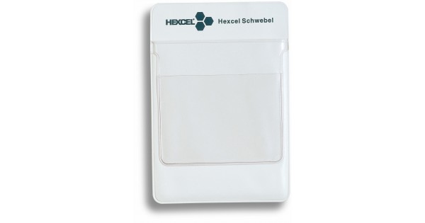 Pocket Protector w/Wide Clear Flap Custom Imprinted - Bravamarketing ...