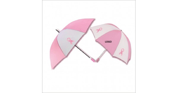 Promotional Breast Cancer Awareness Golf Umbrella - Bravamarketing.com ...