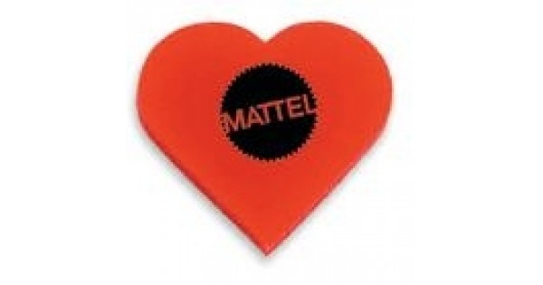 Heart Eraser with Logo - Bravamarketing.com | Erasers