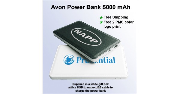 Personalized Avon Power Bank 5,000 mAh - Bravamarketing.com | Power Banks
