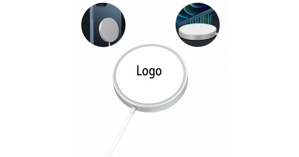 Magnetic Wireless Charger with Logo - Bravamarketing.com | Cell Phone ...
