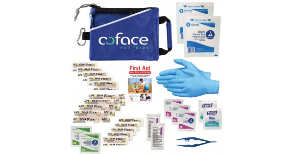 Be Ready First Aid Kit with Logo - Bravamarketing.com | Personal ...
