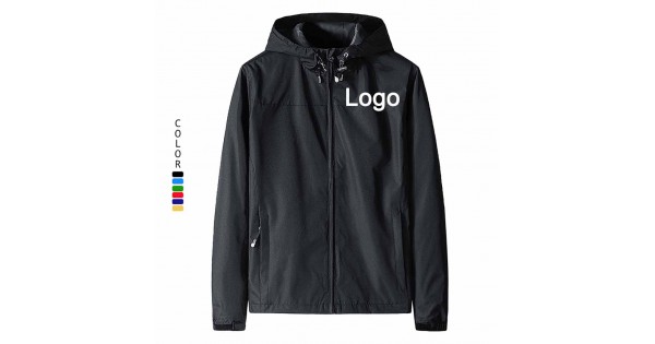 Hooded Soft Shell Jacket Custom Printed - Bravamarketing.com | Jackets